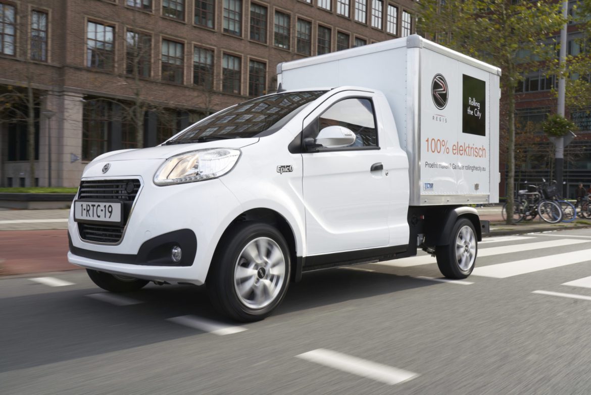 Regis Epic0: kleine elektrische bestelbus - Elektrischeauto.nl